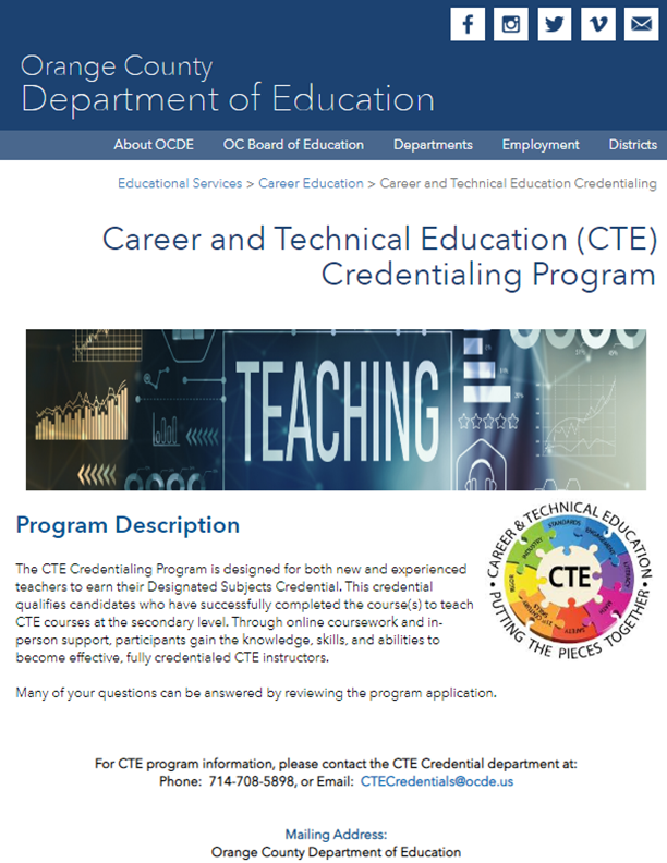 Images - CTE Teacher Credential Program (Credential...